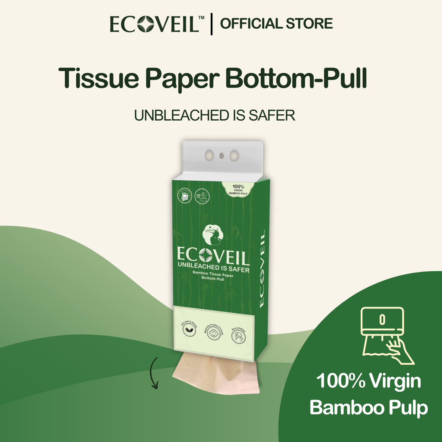 Unbleached Bamboo Tissue Series – Ecoveil